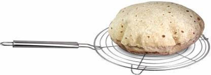 Legion Stainless Steel Round Roaster Tawa, Papad Jali, Roti/Chapati ...