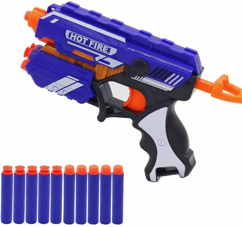 MANIORZO Manual Soft Bullet Gun Toy with 10 Foam Bullets for Kids Guns ...