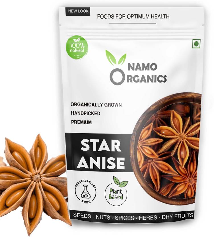 Namo organics Premium Organic 100 GM Anise Star / Chakri Phool / Karan ...