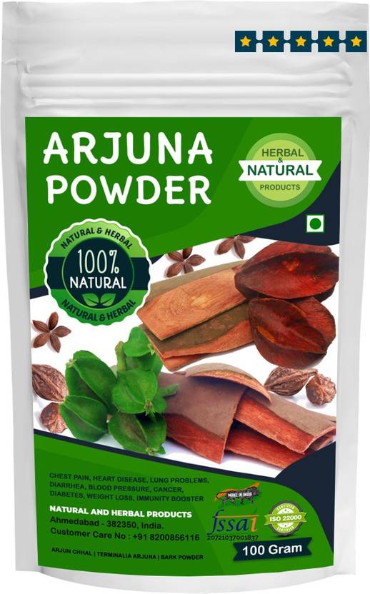 NATURAL AND HERBAL PRODUCTS Arjun Chhal Powder | Arjuna | Terminalia ...