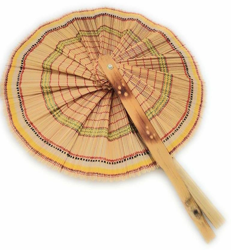 DNEXUS Foldable Self Design Brown Hand Fan Price in India - Buy DNEXUS ...