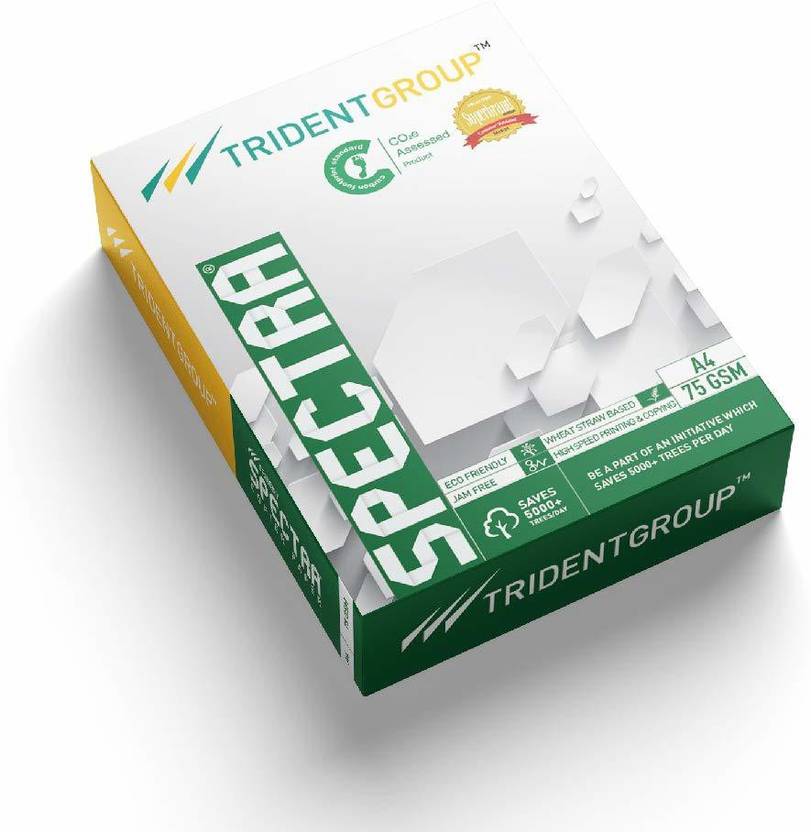 Flipkart.com | TRIDENTGROUP Spectra 1 Ream/500 sheets Unruled A4 75 gsm ...