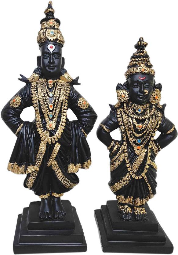 SADGURU ARTS Marble Vitthal Rukmini Idols Statue 30 x 20 x 10 ...