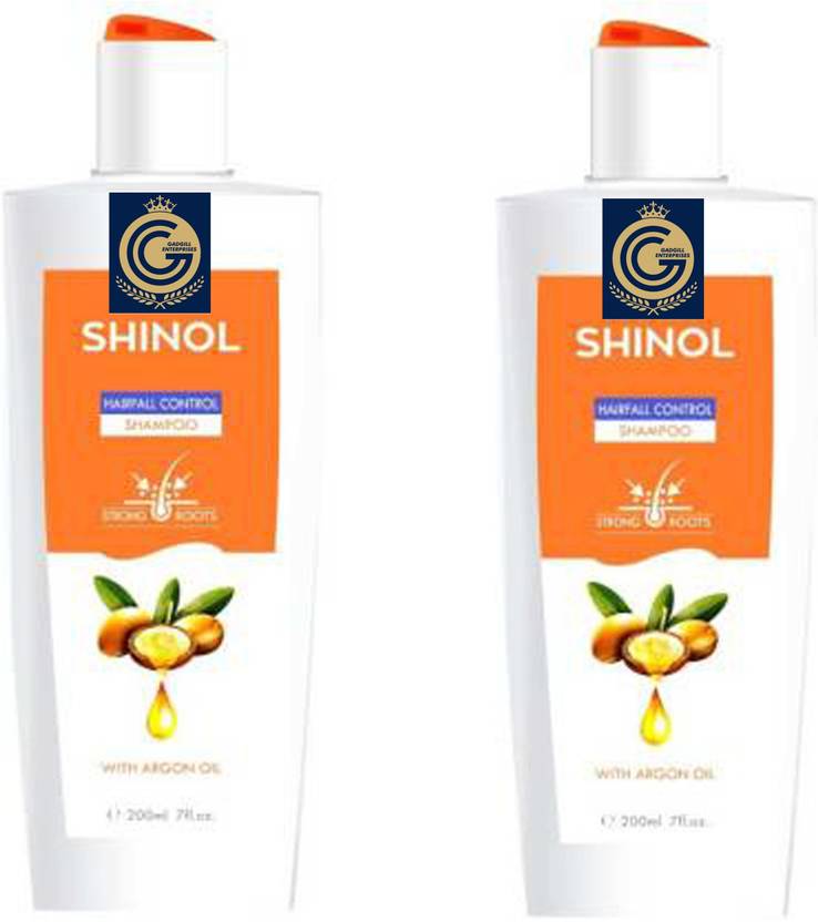 GADGILL ENTERPRISES Shinol Hairfall Control Shampoo (Pack of 2) (400 ml ...