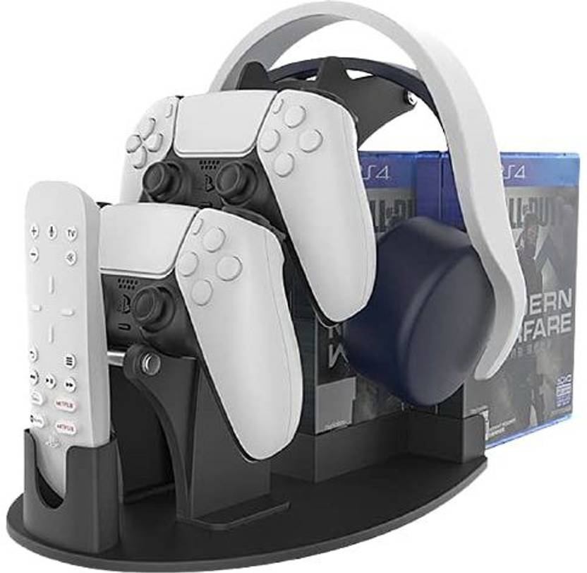 microware PS5 Accessories Organizer Stand, PS5 Media Remote, 2 ...