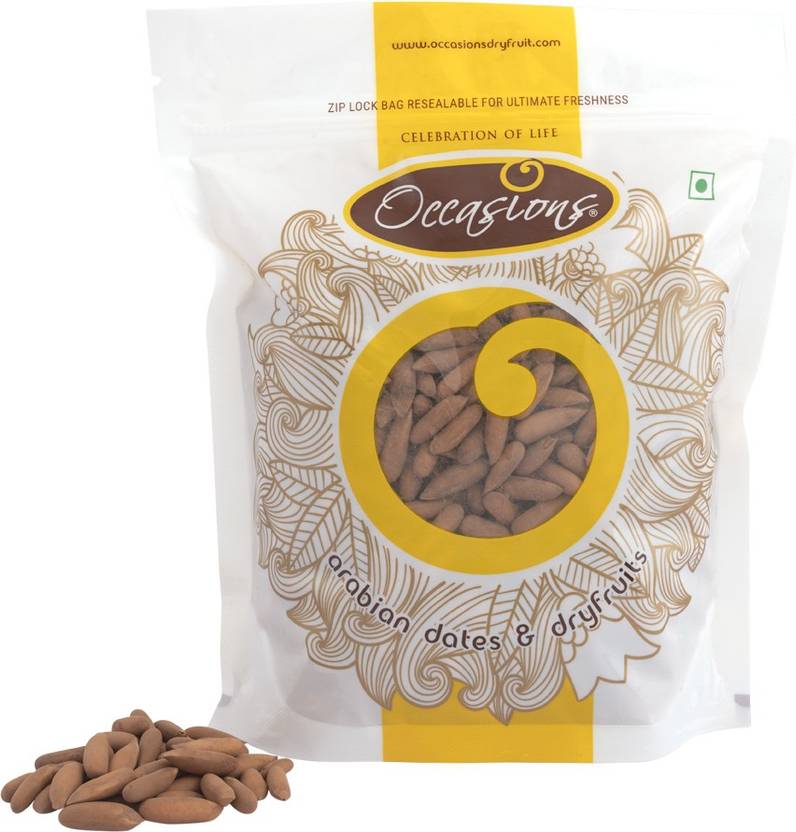 Occasions Jumbo Pine nut (Chilgoza Seeds) with Shelll - 500g Pine Nuts ...
