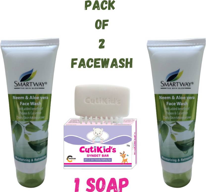 CutiKid's Baby Syndet Bar Bathing Moisturizing Soap (1*75GM) With ...
