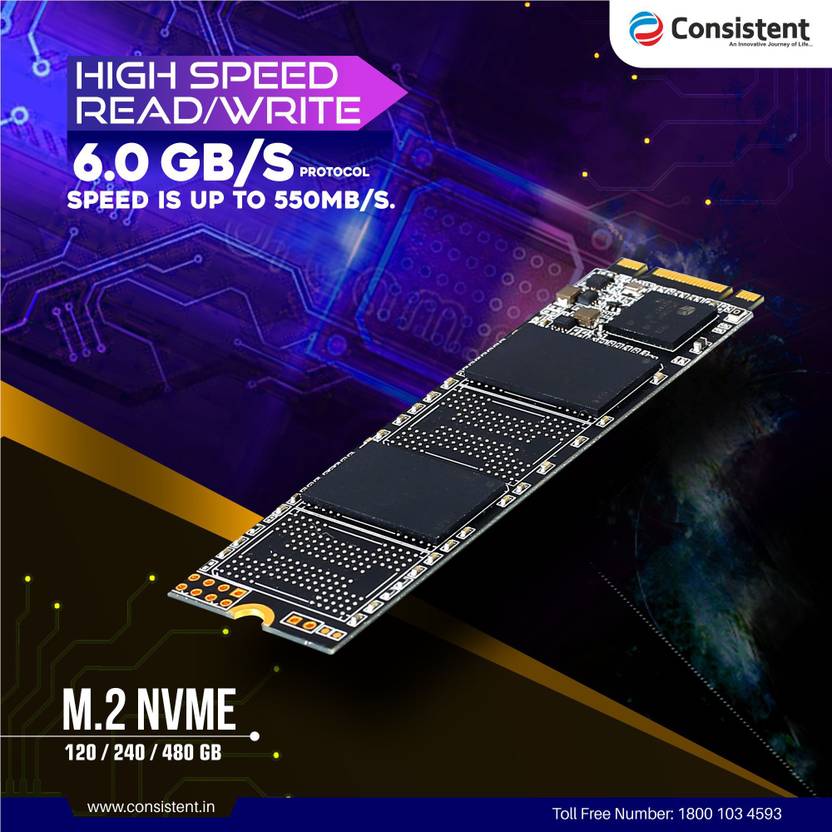 Consistent NVME 256 GB Laptop, All in One PC's, Desktop Internal Solid ...