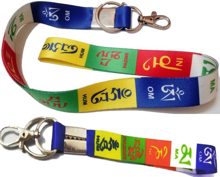 Close2deal KD-TIBETLAN-B-S Tibetan Ladakh Prayer Words Logo Lanyard ...