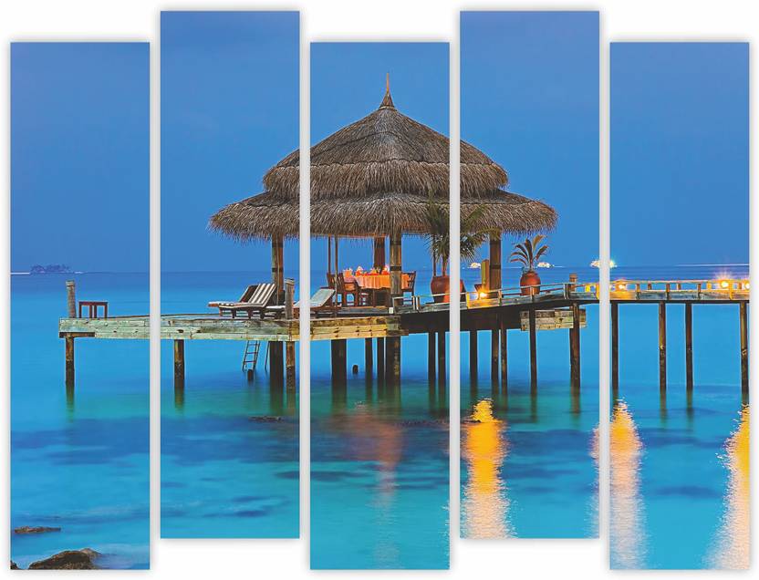 HD RAPID DESIGN Multiple Frames Split Art Texture MDF Wall Paintings ...