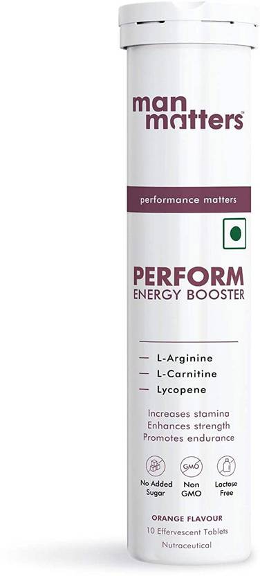 Man Matters PERFORM Energy Booster Tablets For Men Price in India - Buy ...
