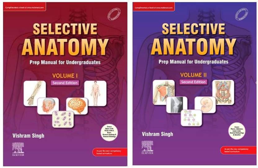 Selective Anatomy Volume 1 + Volume 2 (Preparatory Manual For ...
