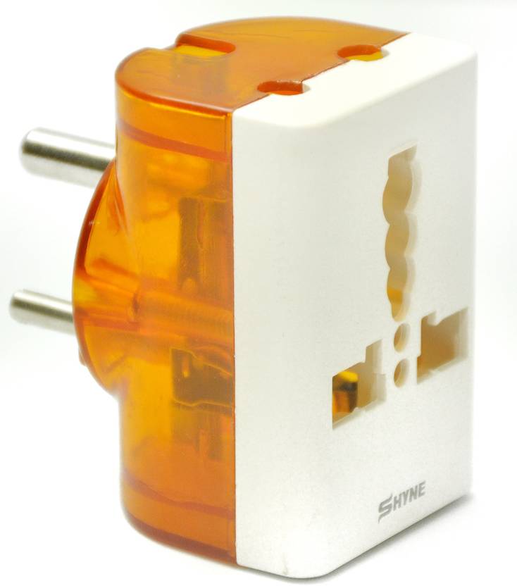 KAVANA Shyne 3pin Plug Socket with 1 16A Universal Plug and 2 6A Indian ... KAVANA Shyne 3pin Plug Socket with 1 16A Universal Plug and 2 6A Indian ...