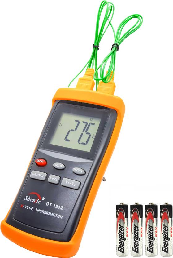 amiciSense High Precision 2 Channel K-Type Thermocouple Thermometer ...