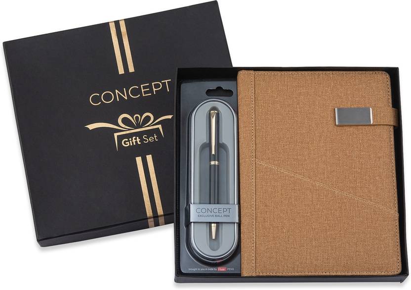 concept Infinity Diary Giftset with Pierre Cardin Ball Pen - A5 Diary ...
