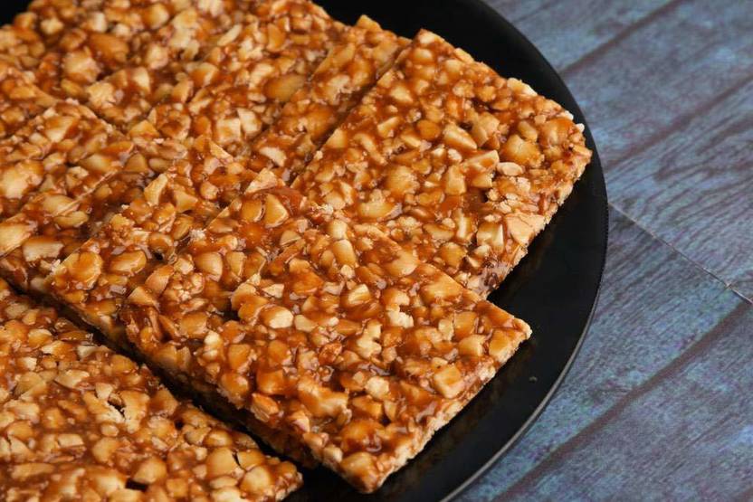GO HUNGRY Winter Special Jaggery (Gud) Peanut Chikki | Just Like Home ...