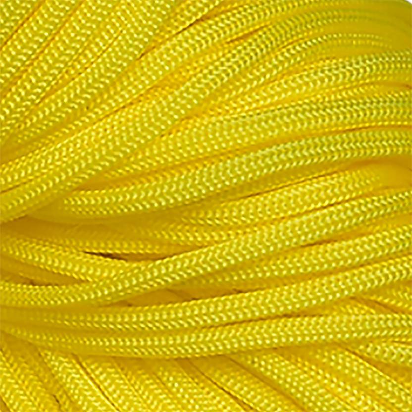 M.G Enterprise Yellow Braided Cord Thread Nylon knot Rope sturdy ...