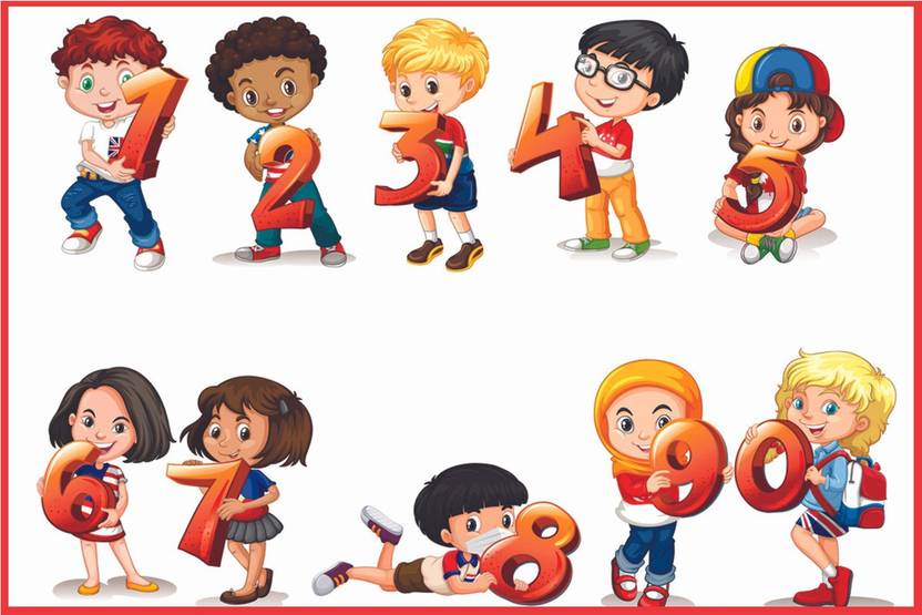 Numbers Poster|Counting Poster for Kids|Poster For Schools, Bedroom ...