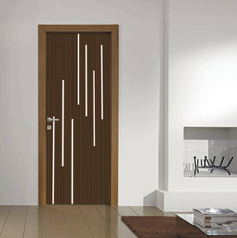 AARYANS 2 Stylish Door Design Sticker For Home And Office Decor_Brown ...