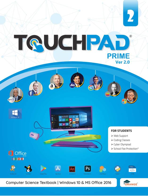 Touchpad Prime Version 2.0 - Class 3 (Windows 10 and MS Office 2016 ...