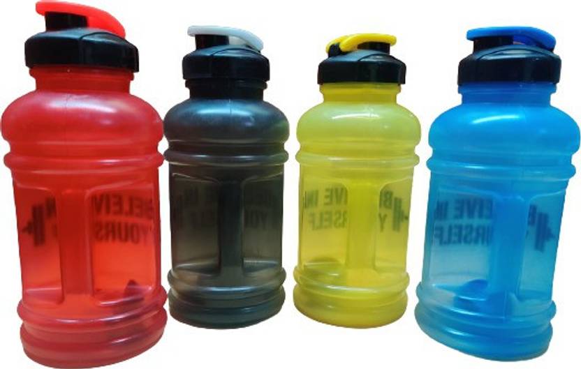 Boltbiceps Gym Gallon Shaker (Pack of 4, Multicolor) 1000 ml Shaker ...