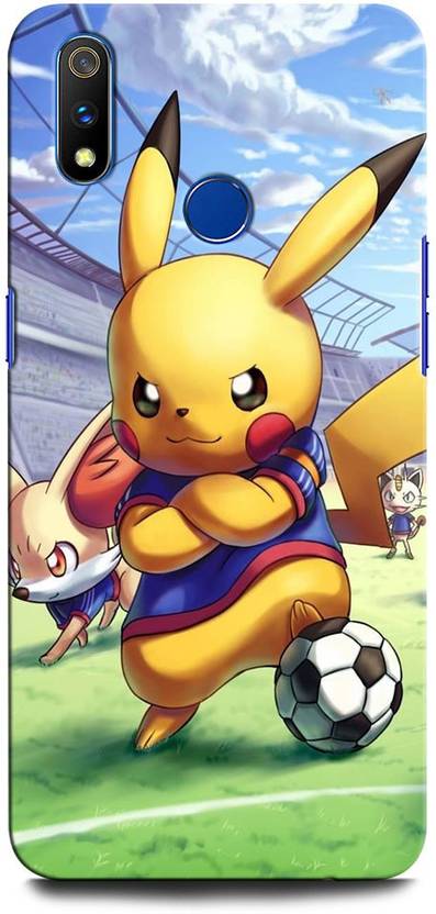 INTELLIZE Back Cover for Realme 3 RMX1825 PIKACHU, POKEMON, GAME ...