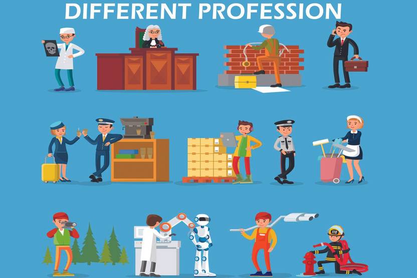 Decorative Wall Poster|Different Profession|Poster For Bedroom, Study ...