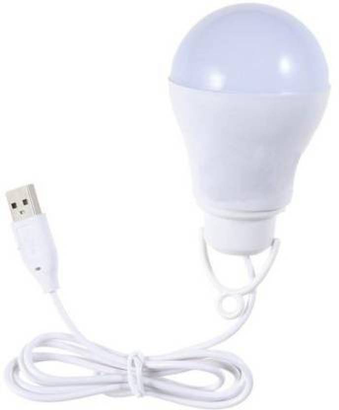 EFTSOON TQ_usb bulb USB LED Bulb 5 Watt 6 Volts Bright Light Reading Lamp for Outdoor Camping ...