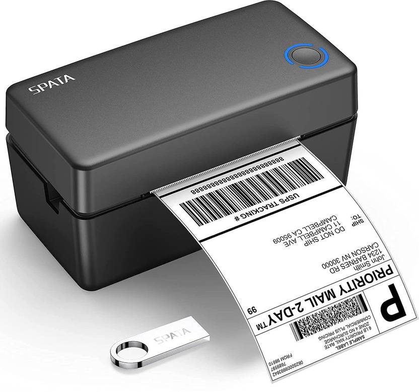 Spata Wifi Wireless 4 Inch Direct Thermal Label Printer Single Function ...