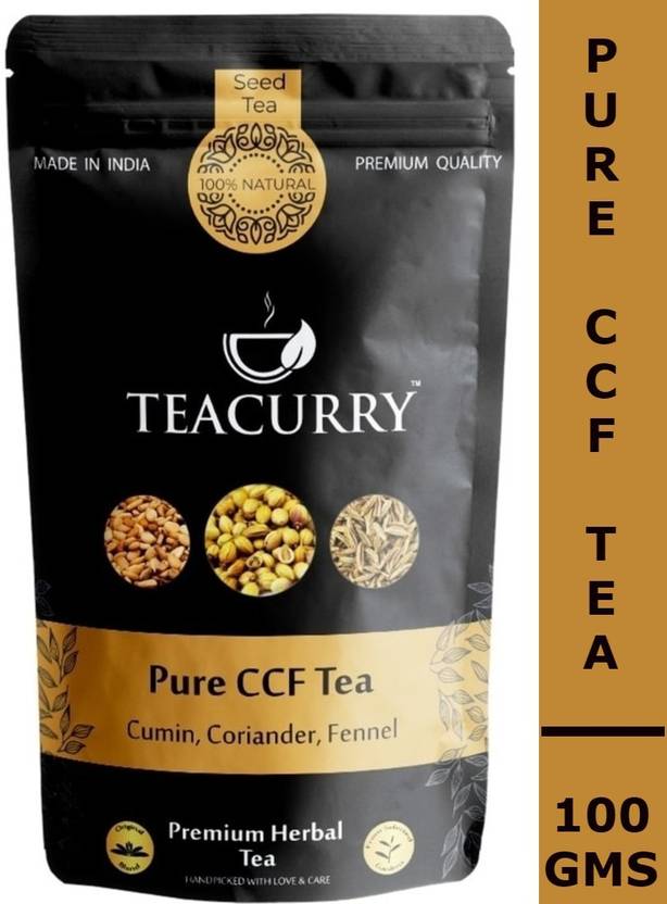 Teacurry CCF Tea - 100 Gms Loose Tea | Cumin Coriander Fennel Tea | For ...