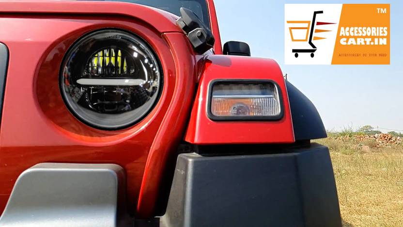 Accessories cart LED Headlight for Mahindra Thar Price in India - Buy ...