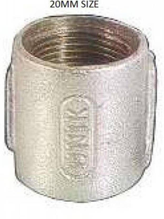 Unik 20MM GI SOCKET PACK OF 8 PCS 2-Way Coupling Pipe Joint Price in ...