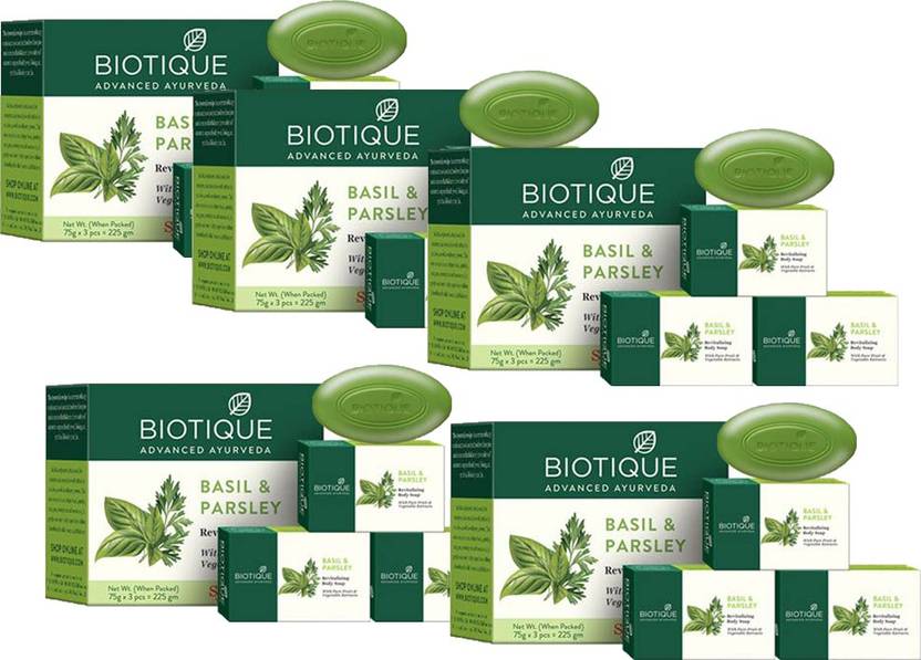 BIOTIQUE Nourishing Body Soap With Pure Fruit & Vegetable Extracts Each ...