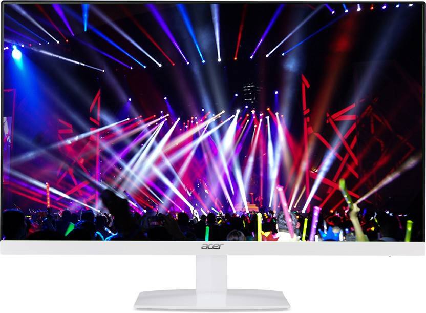 acer 27 inch Full HD LED Backlit IPS Panel White Colour Monitor (HA270 ...