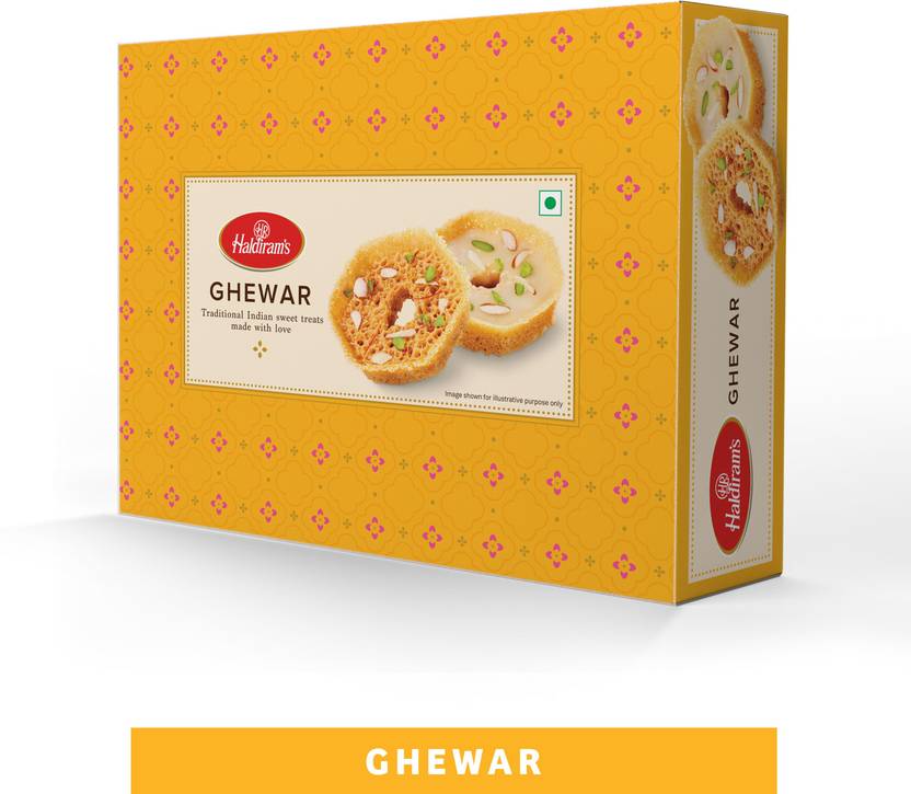 Haldiram's Ghevar Rakhi Special Combo Pack (670 g) Box Price in India ...