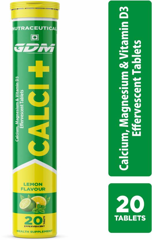 gdm nutraceuticals llp CALCI + (CALCIUM, MAGNESIUM & VITAMIN D3) - 20 ...