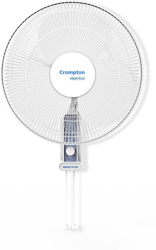 Crompton High Flo Wave Plus 400 mm Silent Operation 3 Blade Wall Fan ...