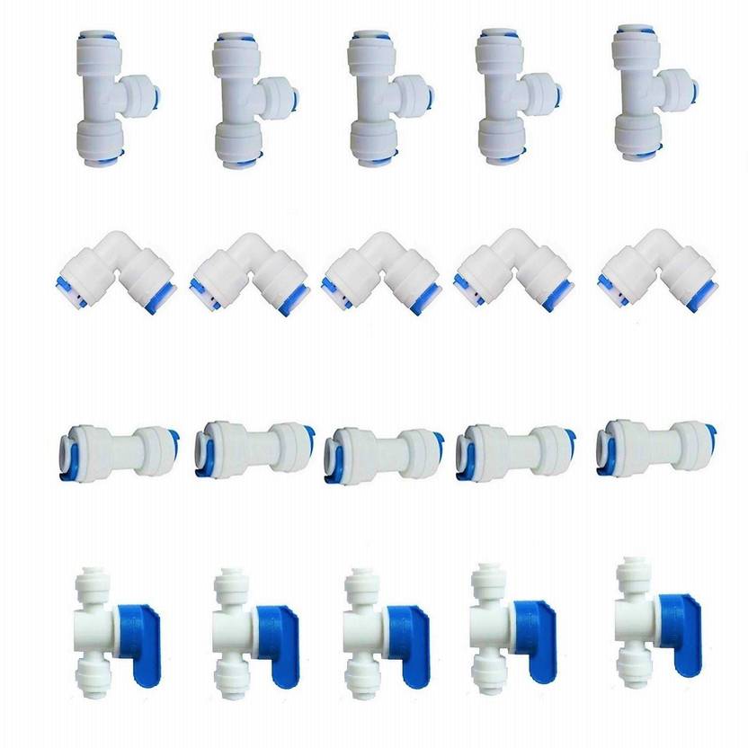 Aameria RO 1/4" OD Quick Connect Push in to Connect for RO Water RO ...