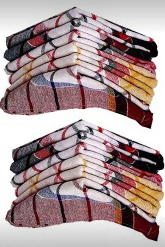 ASSECR Kitchen Napkin/Cleaning Cloth/Table Wipe Pack of 12 Wet and Dry ...