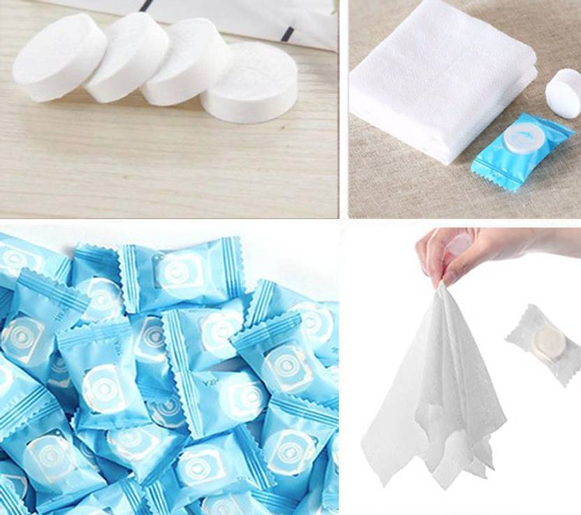 r.enterprise 30 Pcs Magic Tablet Paper Napkin Compressed Coin Tissue ...