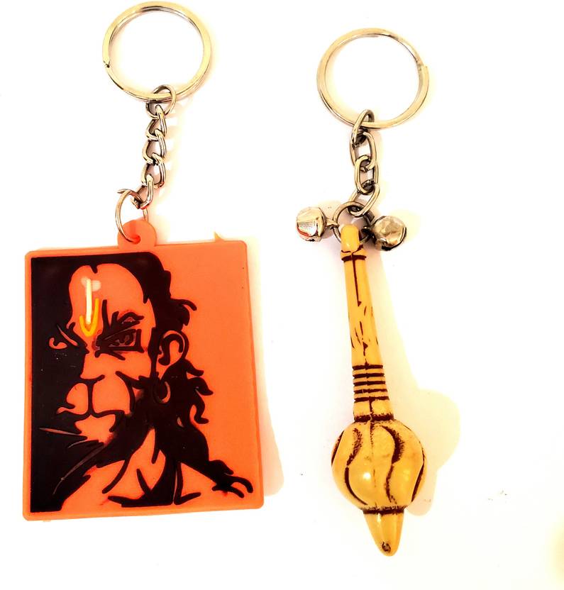 ShopTalk Hanuman Rubber & Gada Pack of 2 Key Chain Price in India - Buy ...