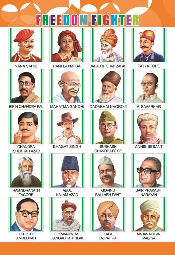 Freedom Fighters wall Charts - Extremely usefull for growing kids ...