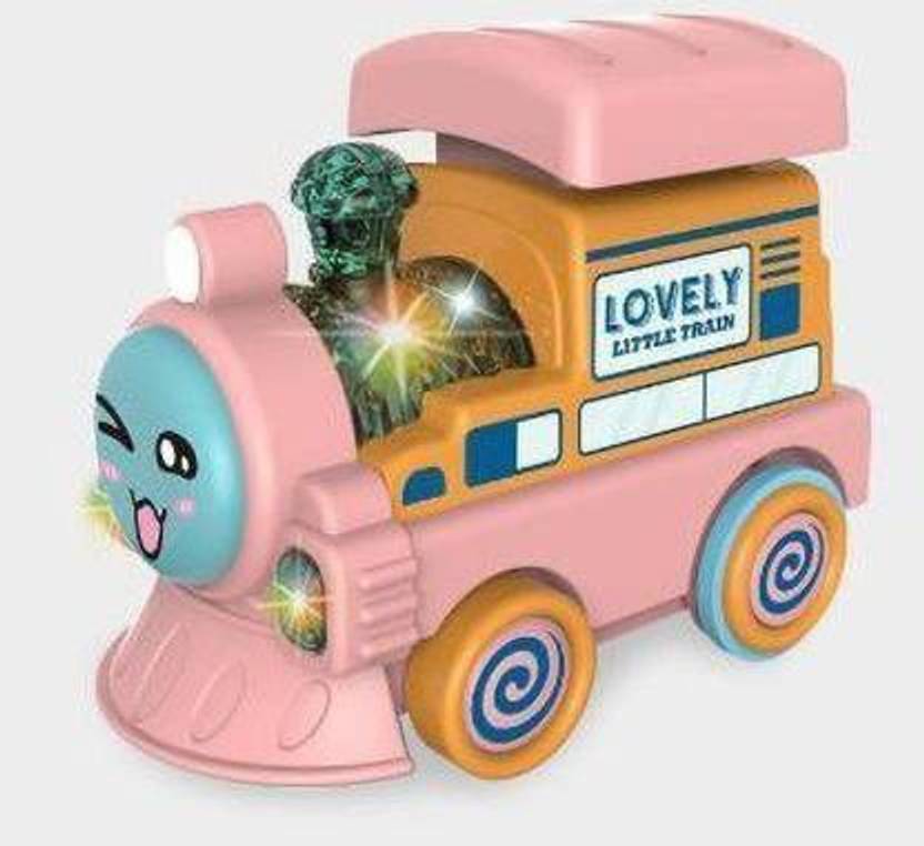 SR Toys Little Train Engine With Flashing Light & Music Sound Effect ...