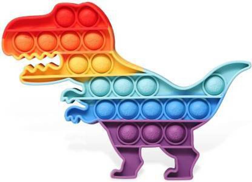 STAR CAVES Pop Dinosaur Decompression Toy it Pop Rainbow Up it Toy ...