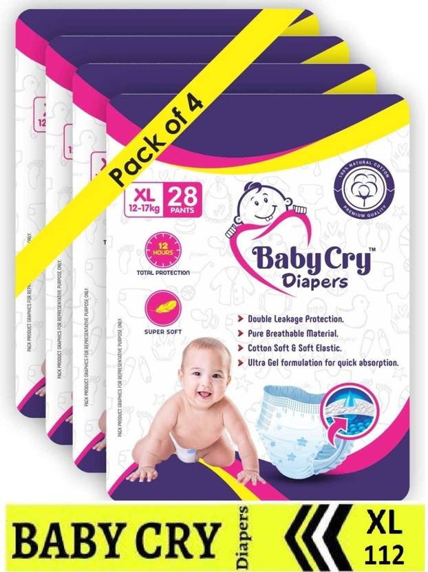 Baby Cry dry pants diaper with total protection upto 12 hour & anti ...