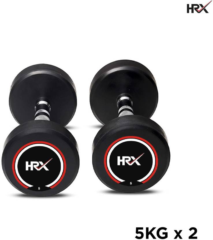 HRX Solid Rubber Bouncer (5Kg*2) Fixed Weight Dumbbell - Buy HRX Solid ... HRX Solid Rubber Bouncer (5Kg*2) Fixed Weight Dumbbell - Buy HRX Solid ...