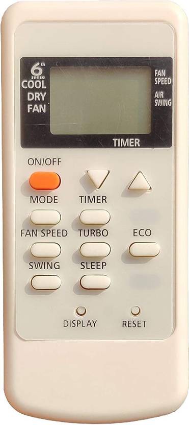 HDF AC Remote Control Compatible For Split Window AC 135 Whirlpool ...