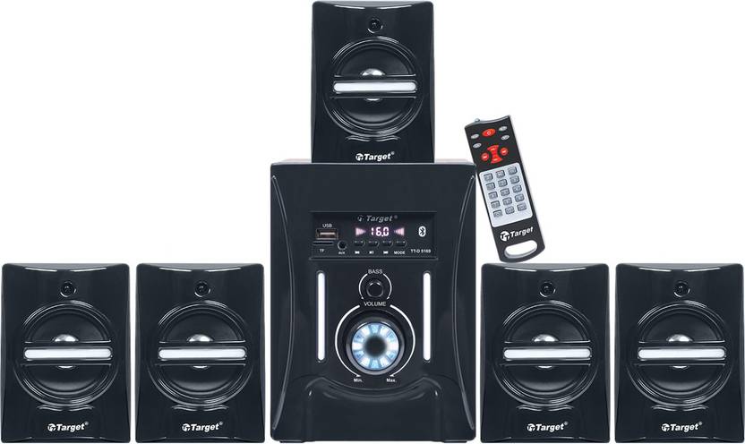 Buy Target TARGET TT-D5169 FM-UM-BT 5.1 Channel Multimedia Speakers 135 ...