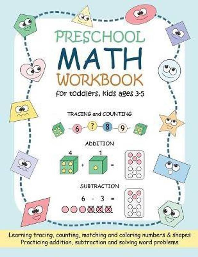 Preschool Math Workbook for Toddlers, Kids Ages 3-5: Buy Preschool Math ...