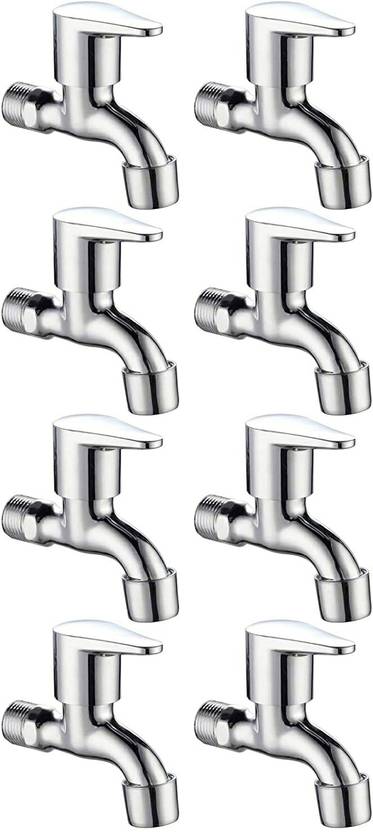 Gold Bell Bib Tap SS Pan Series Short Body (8 Pcs ) Bathroom Water Tap ...